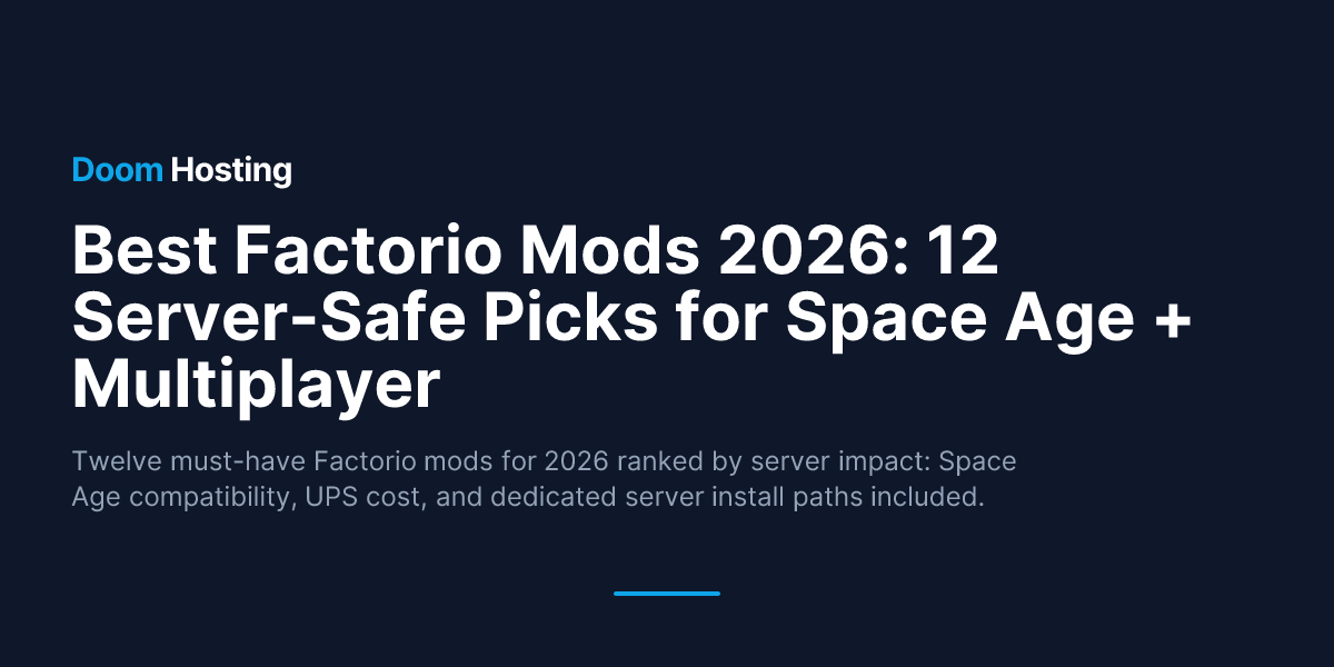 Best Factorio Mods 2026: 12 Server-Safe Picks for Space Age ...