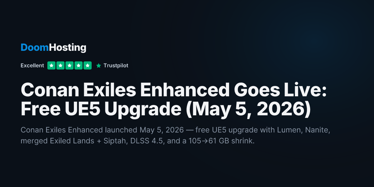 Conan Exiles Enhanced Goes Live: Free UE5 Upgrade (May 5, 2026 ...