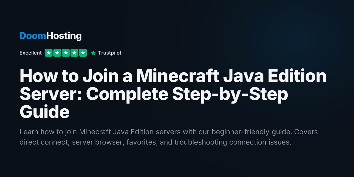 How to Join a Minecraft Java Edition Server: Complete Step-by-Step ...